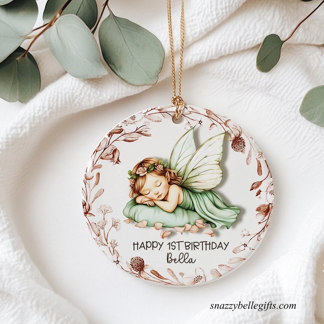 Personalized Fairy Ornament: Custom Granddaughter Birthday Keepsake - Etsy