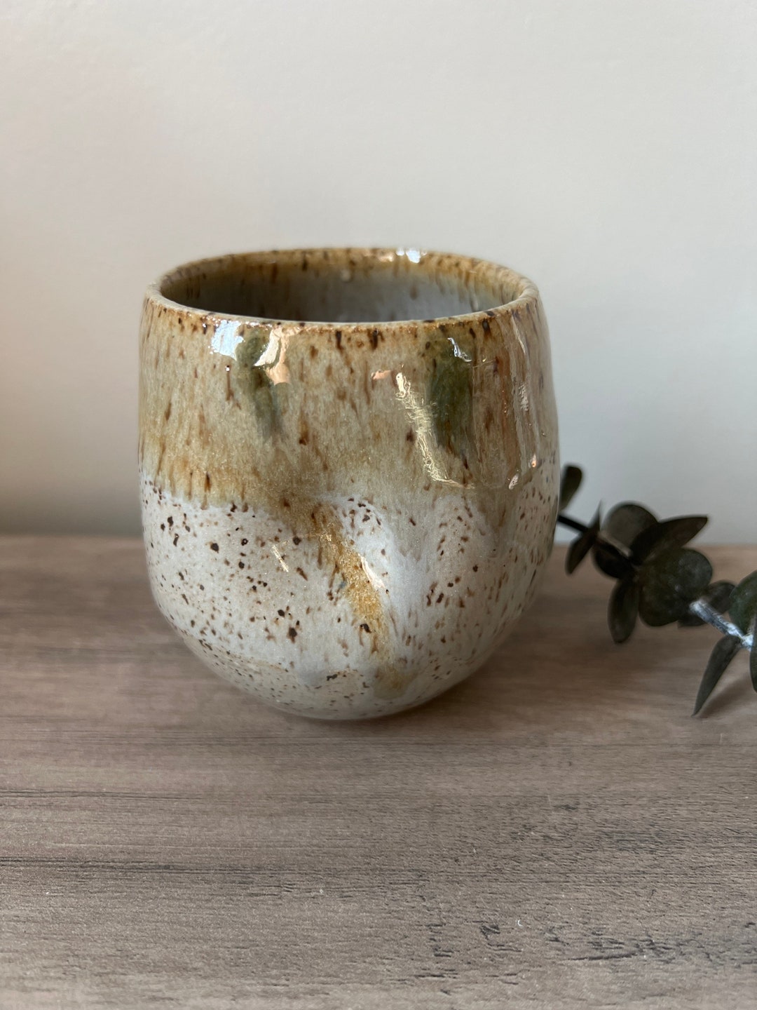 Ceramic Handless Mug 14oz - Etsy