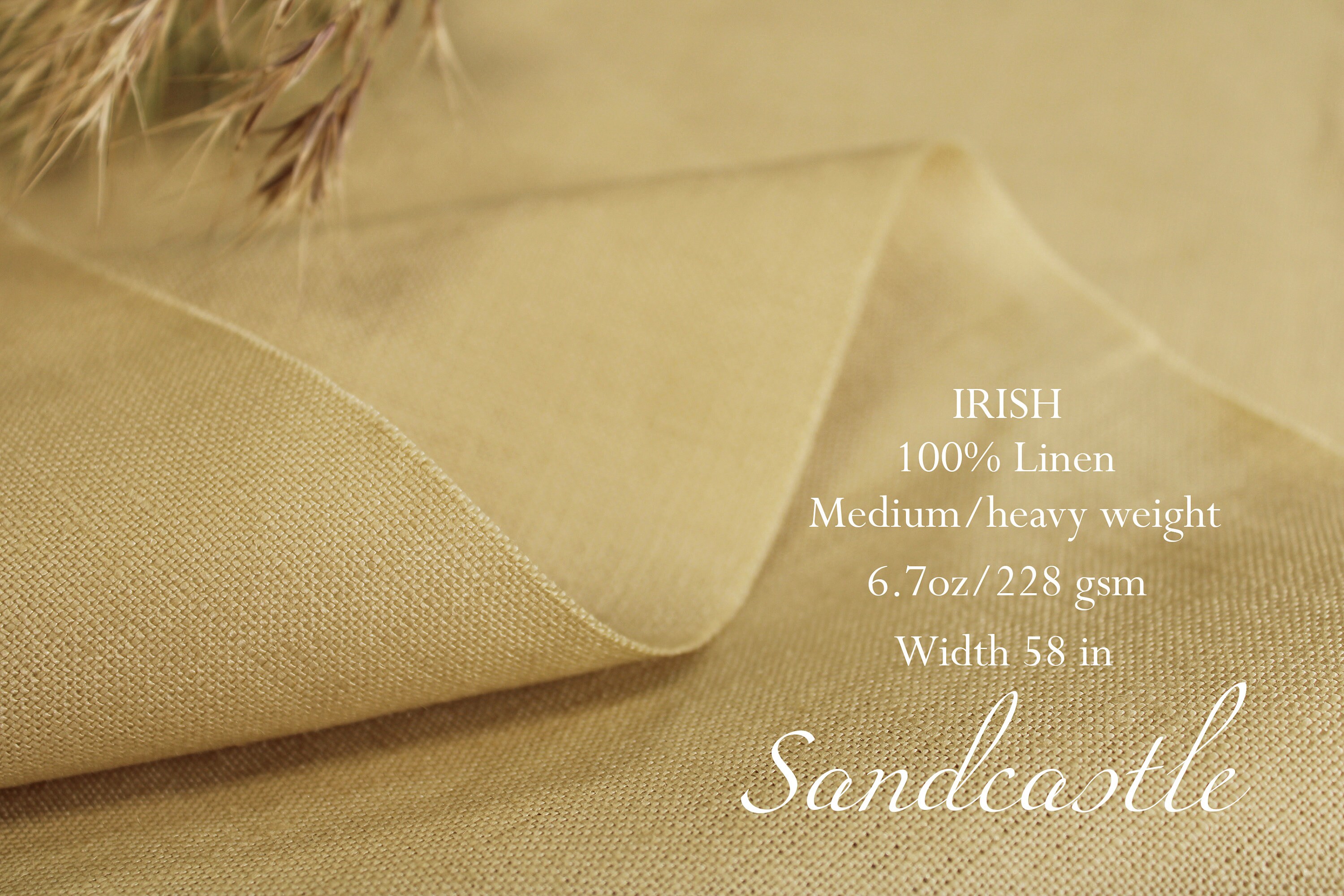 Premium IRISH Linen Fabric by the Yard for Clothing / 100% - Etsy