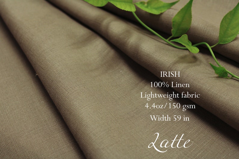 Premium IRISH Linen Fabric by the Yard for Clothing / 100% - Etsy