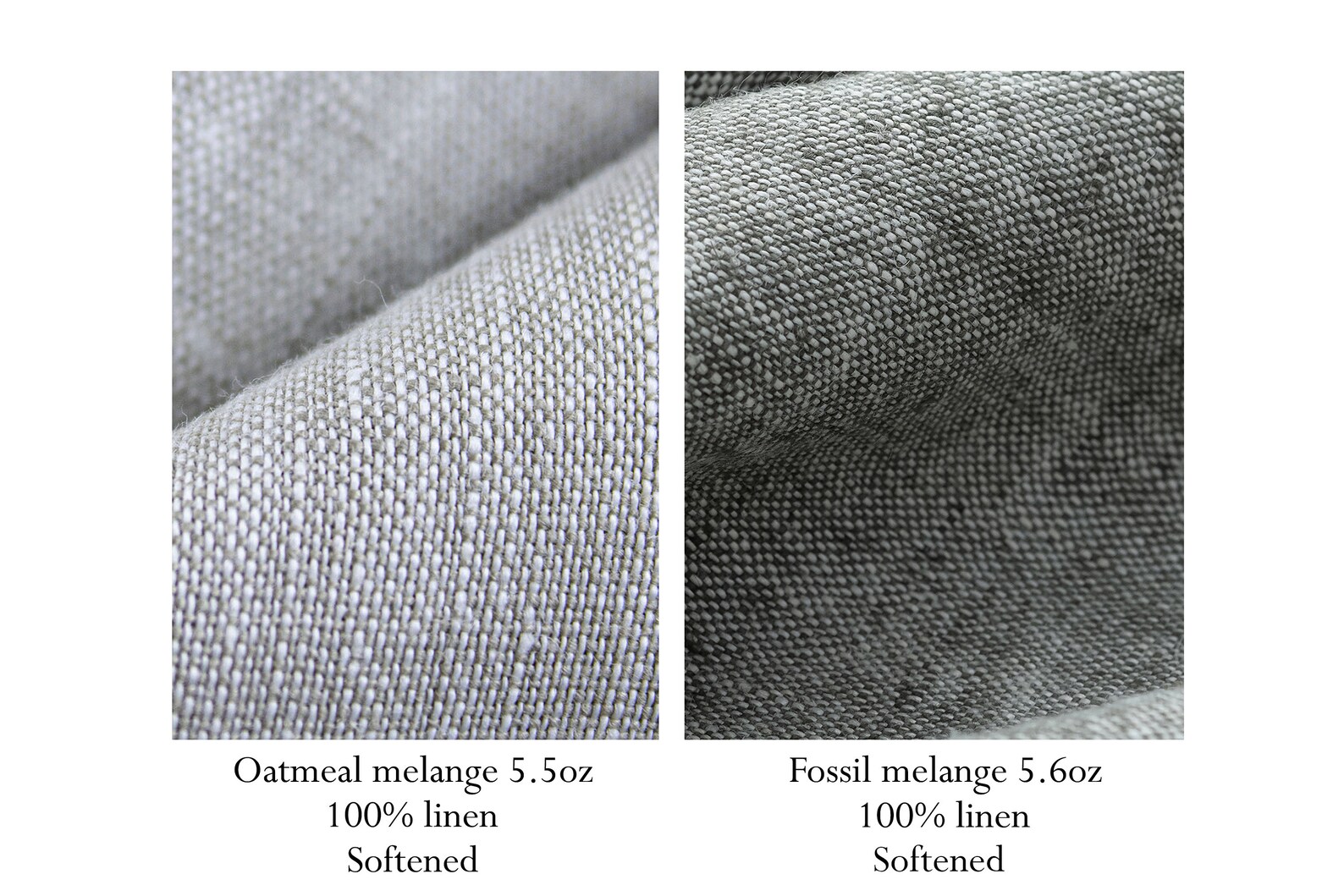 Gray Linen Fabric by the Yard for Clothing / 100% Linen by the - Etsy