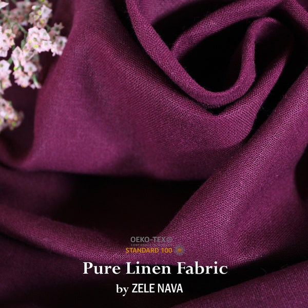 Purple Linen - Etsy
