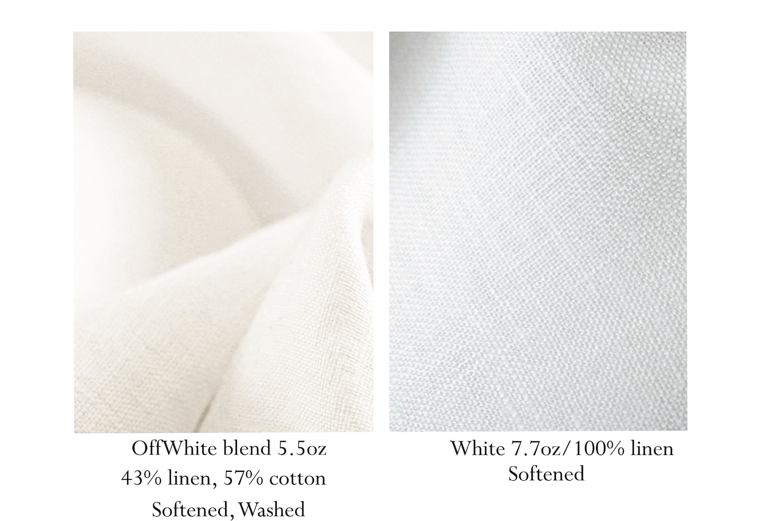 White Linen Fabric by the Yard / off White Linen Fabric for - Etsy