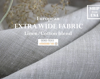 Extra Wide Linen Fabric | Etsy