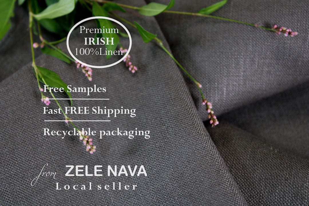 Premium IRISH Linen Fabric by the Yard for Clothing / 100% Linen by ...