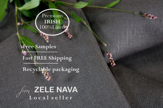 Premium IRISH Linen Fabric by the Yard for Clothing / 100% - Etsy