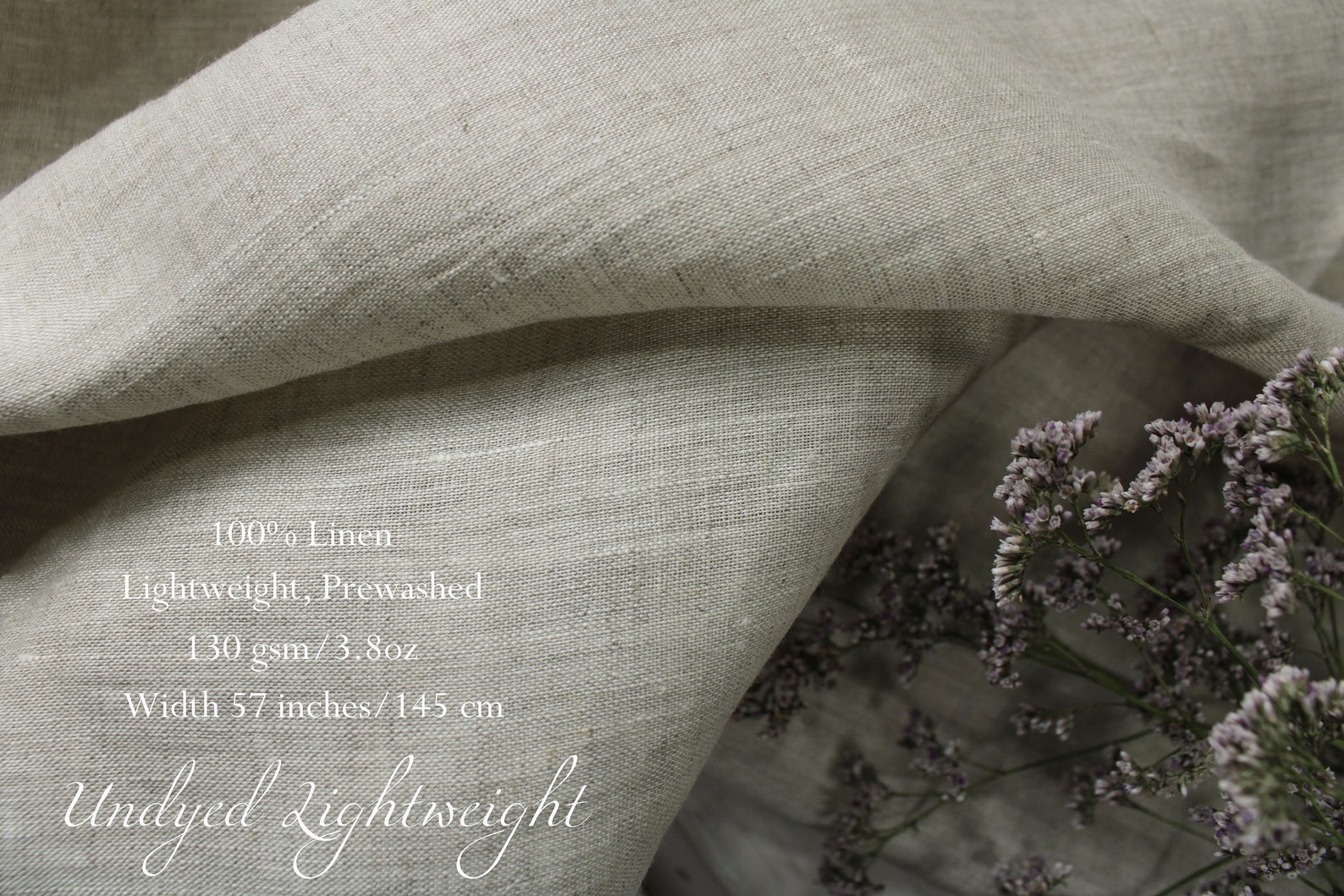 100% Natural Undyed Linen Fabric by the Yard From Europe - Etsy