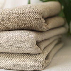 Luxurious Upholstery Linen Fabric / Heavy Linen Fabric by the Yard ...