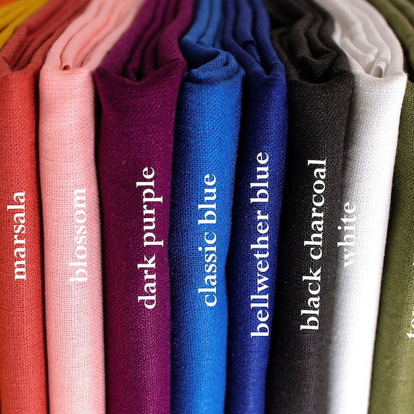 Cobalt Blue Linen - Etsy