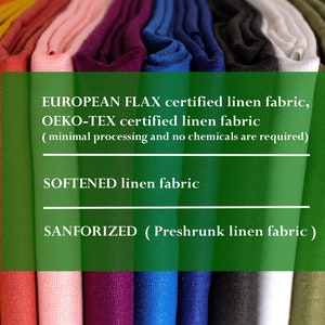 Luxury Linen Fabric: Elegant & Soft / 100% Linen Fabric by the Yard for ...