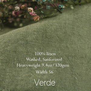 100% Washed Linen Fabric Heavyweight / Luxurious Linen Fabric ...