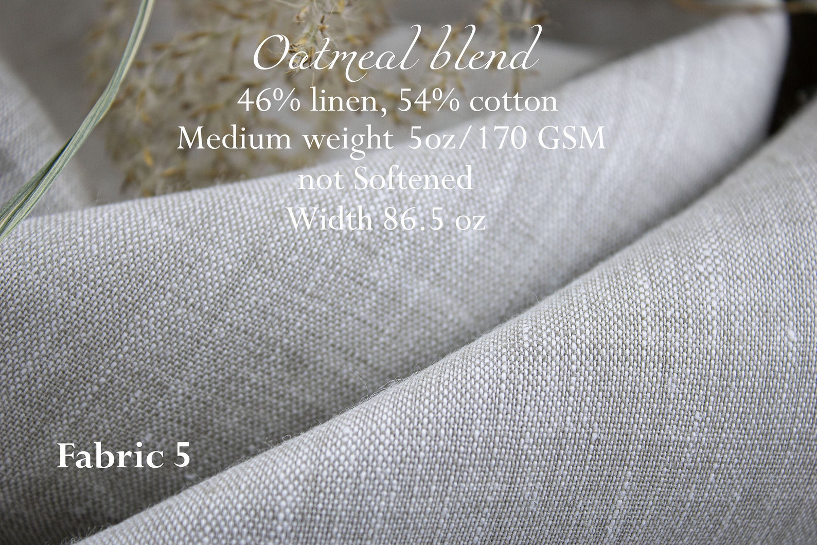 EXTRA WIDE Linen Fabric by the Yard From Europe / UNDYED Linen - Etsy