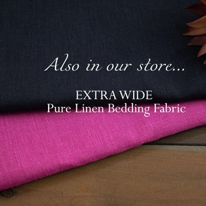 EXTRA WIDE Linen Fabric by the Yard From Europe / UNDYED Linen - Etsy