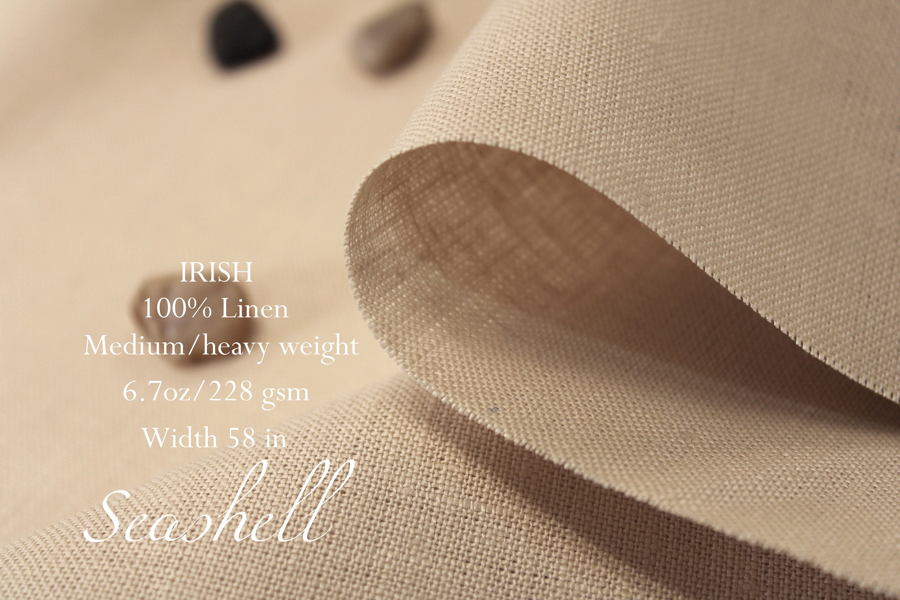 Premium IRISH Linen Fabric by the Yard for Clothing / 100% - Etsy