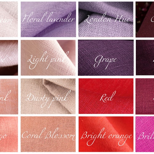 100% Natural Undyed Linen Fabric by the Yard From Europe - Etsy