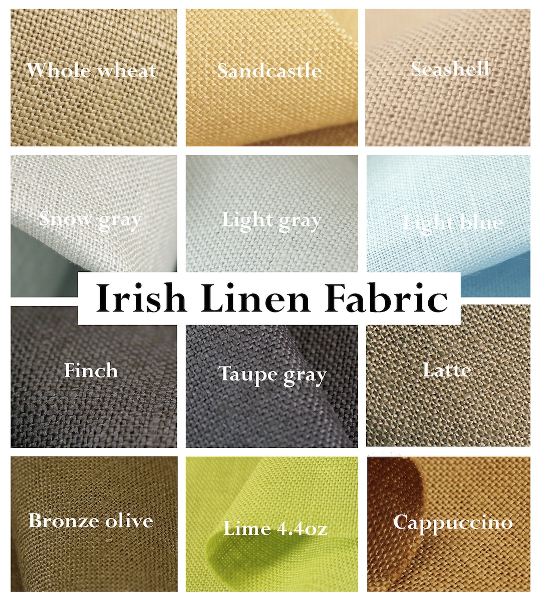 Irish Linen Fabric by the Yard for Clothing / European Flax Linen ...