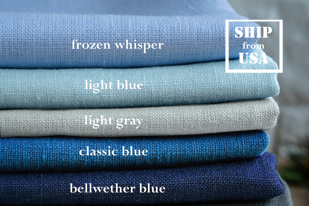 Premium Linen Fabric by the Yard for Clothing / 100% Linen Fabric ...