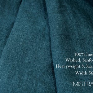 100% Washed Linen Fabric Heavyweight / Luxurious Linen Fabric ...