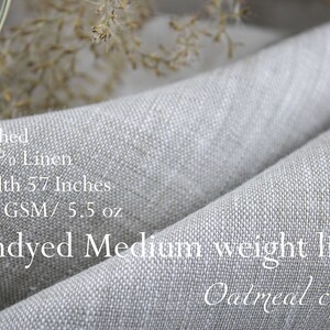 100% Natural Undyed Linen Fabric by the Yard From Europe - Etsy