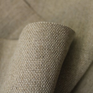 Luxurious Upholstery Linen Fabric / Heavy Linen Fabric by the Yard ...