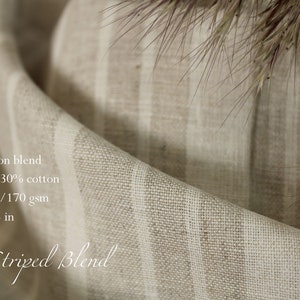 100% Natural Undyed Linen Fabric by the Yard From Europe Natural Light ...