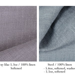 Gray Linen Fabric by the Yard for Clothing / 100% Linen by the - Etsy