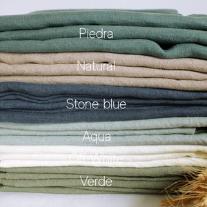 Premium Washed Heavyweight 100% Linen Fabric by the Yard | European ...
