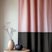 Linen Color Block Curtain – Two-tone Custom Curtain, 100% Washed Linen ...