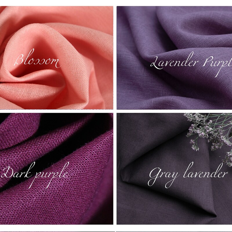 Purple Linen - Etsy