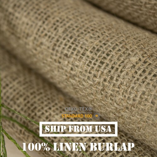 OPEN WEAVE Natural Burlap Fabric 80 In. Sold by the Yard - Etsy