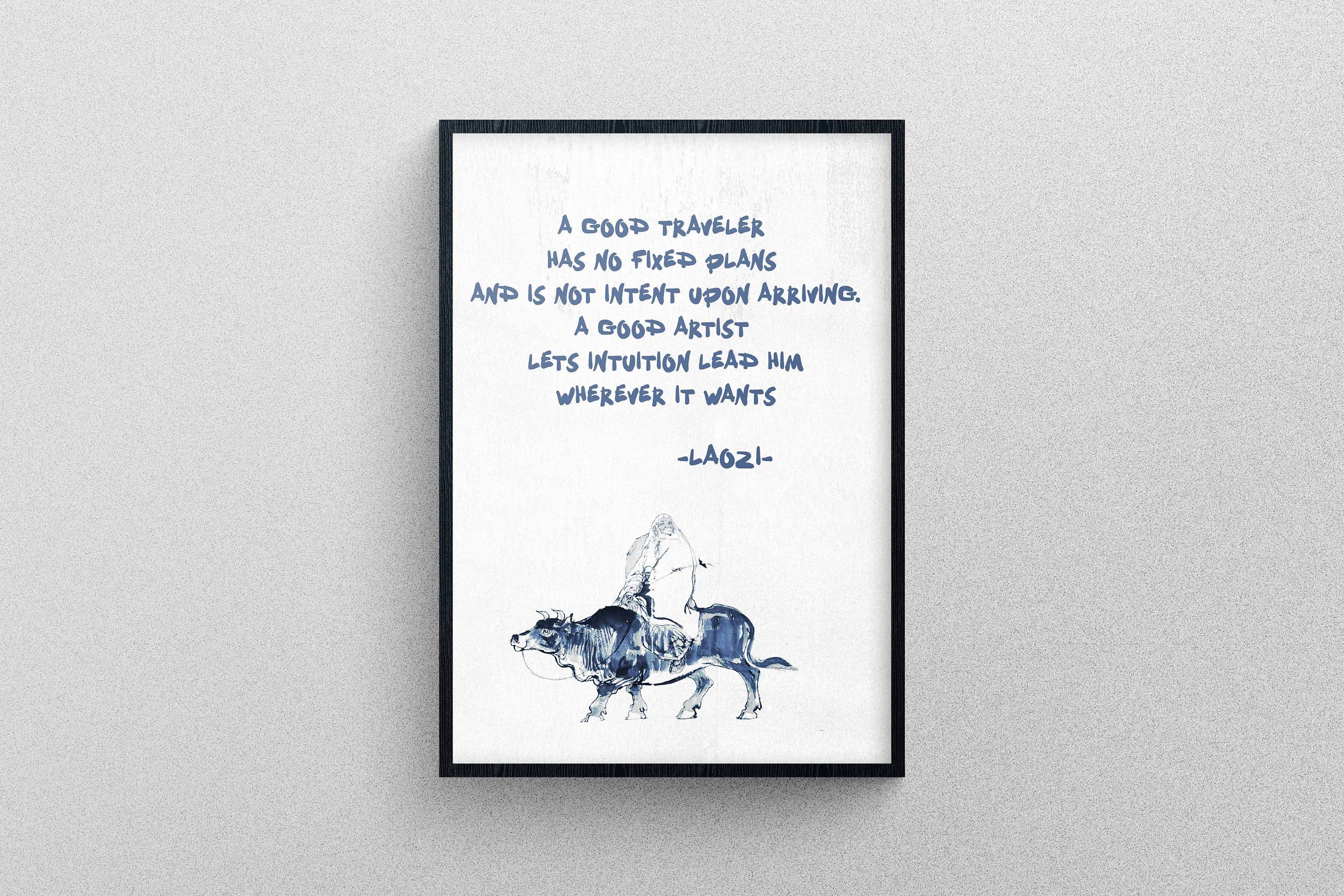 Chinese Taoist Wall Art, Printable Lao Tse Inspiring and Motivational ...