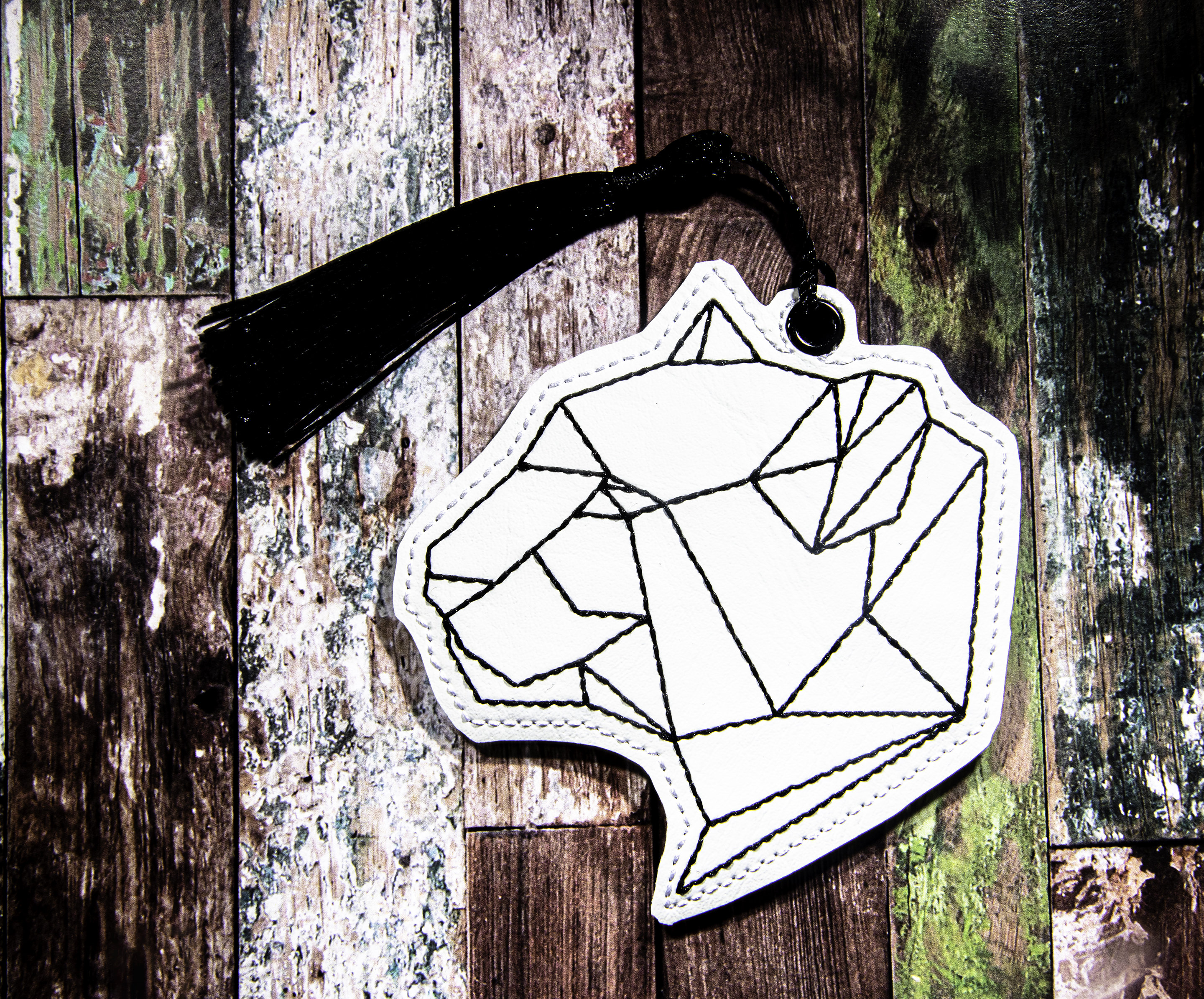 Tiger Animal GEO Bookmark Embroidery Design DIGITAL DOWNLOAD Machine ...