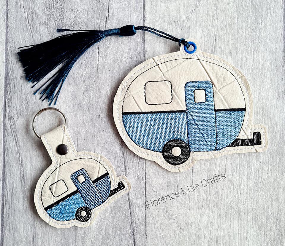 Camper RV SnapTab Embroidery Design DIGITAL DOWNLOAD machine | Etsy