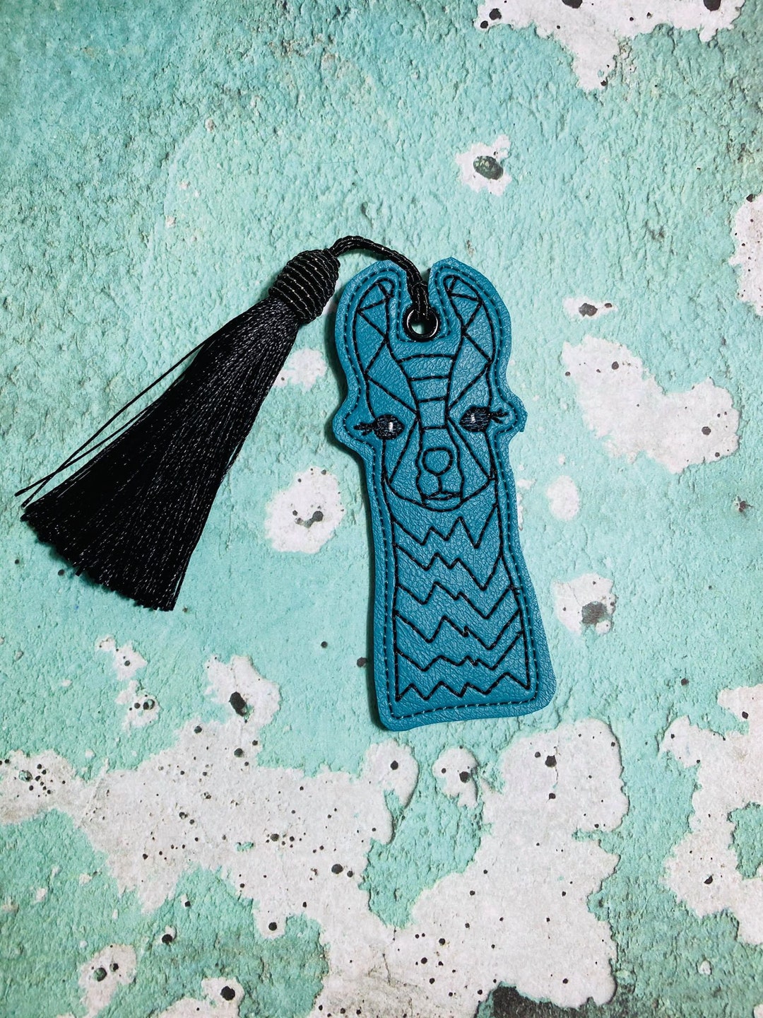 Llama Animal GEO Bookmark Embroidery Design DIGITAL DOWNLOAD Machine ...