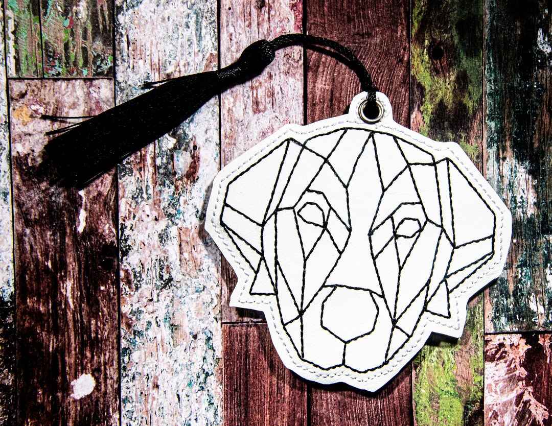Retriever animal GEO Bookmark Embroidery Design DIGITAL DOWNLOAD ...