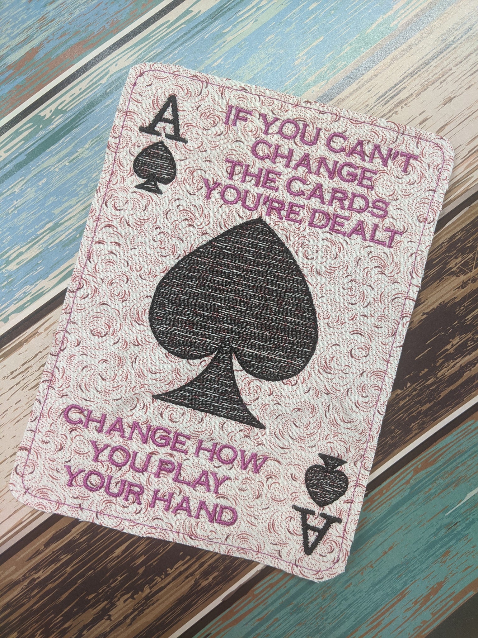 Change Cards Embroidery Design DIGITAL DOWNLOAD Machine Embroidery - Etsy