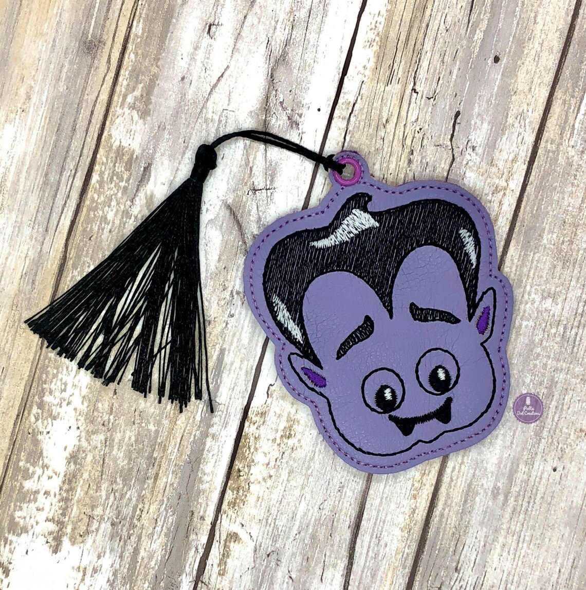 Purple Vampire Bookmark Embroidery Design DIGITAL DOWNLOAD | Etsy