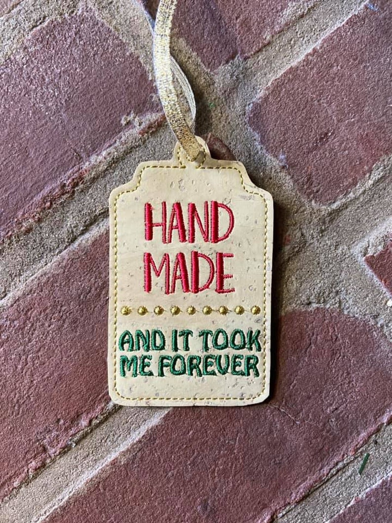 Handmade Gift Tags Embroidery Design DIGITAL DOWNLOAD Machine - Etsy