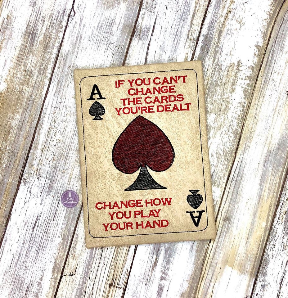 Change Cards Embroidery Design DIGITAL DOWNLOAD Machine Embroidery - Etsy