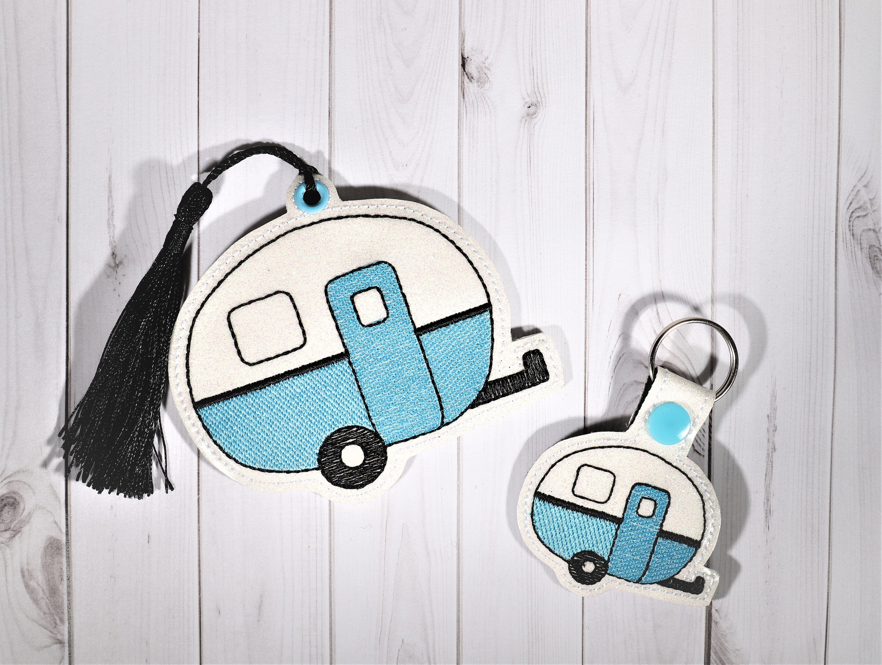 Camper RV SnapTab Embroidery Design DIGITAL DOWNLOAD machine | Etsy