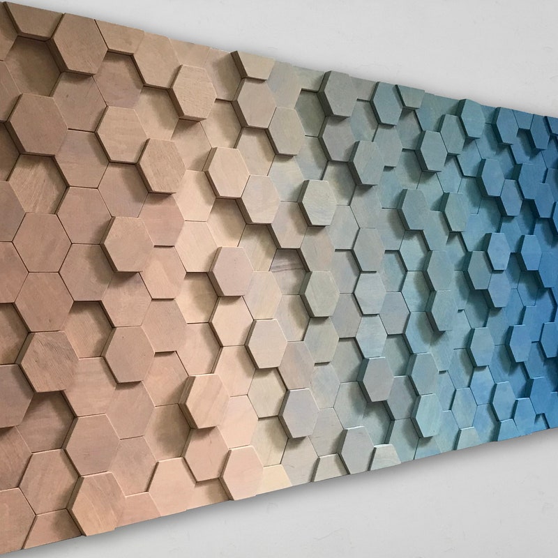 Hexagon Wall Art - Etsy