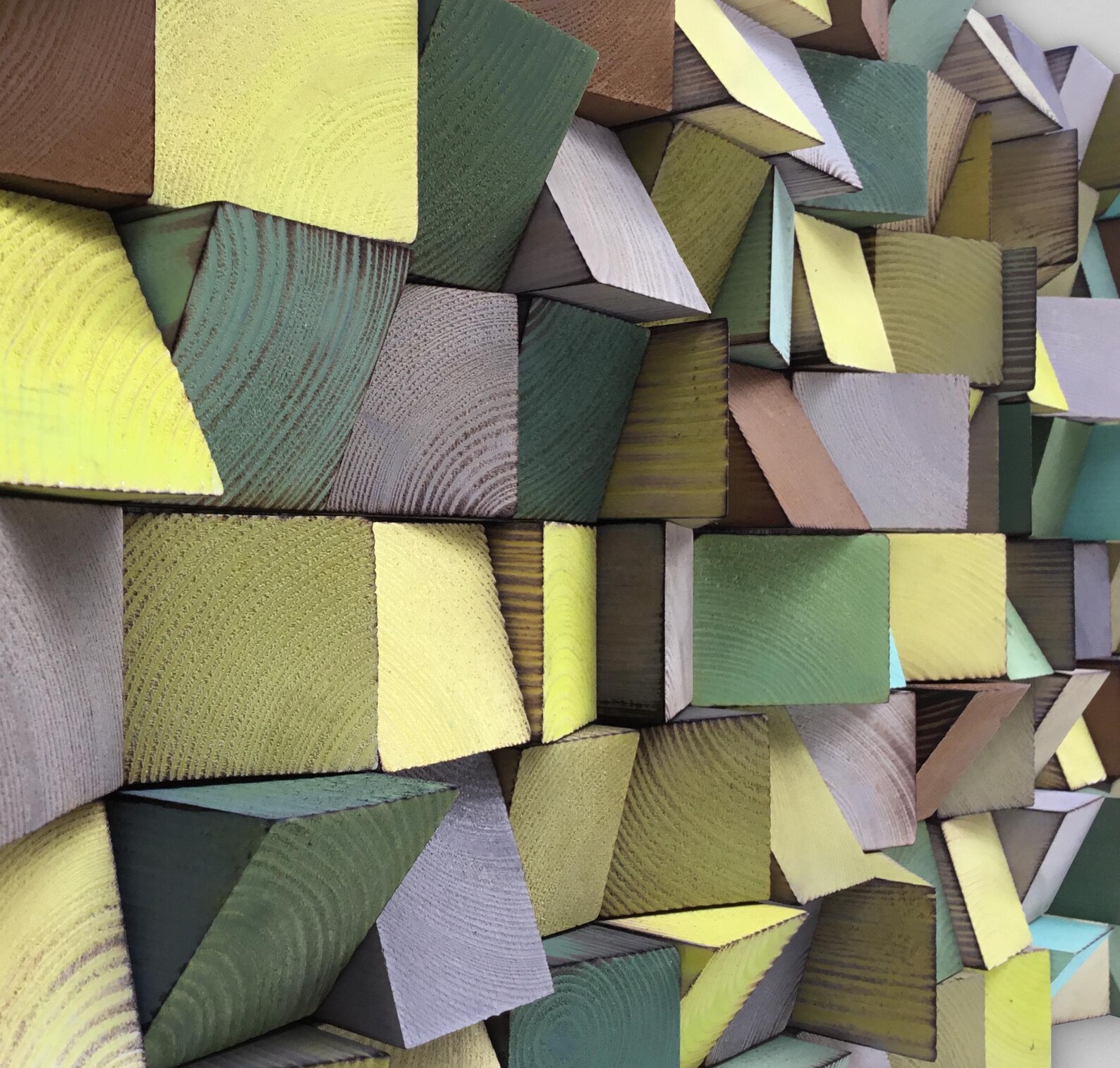 Wood Wall Art Geometric Wall Decor Wood Acoustic Panel - Etsy