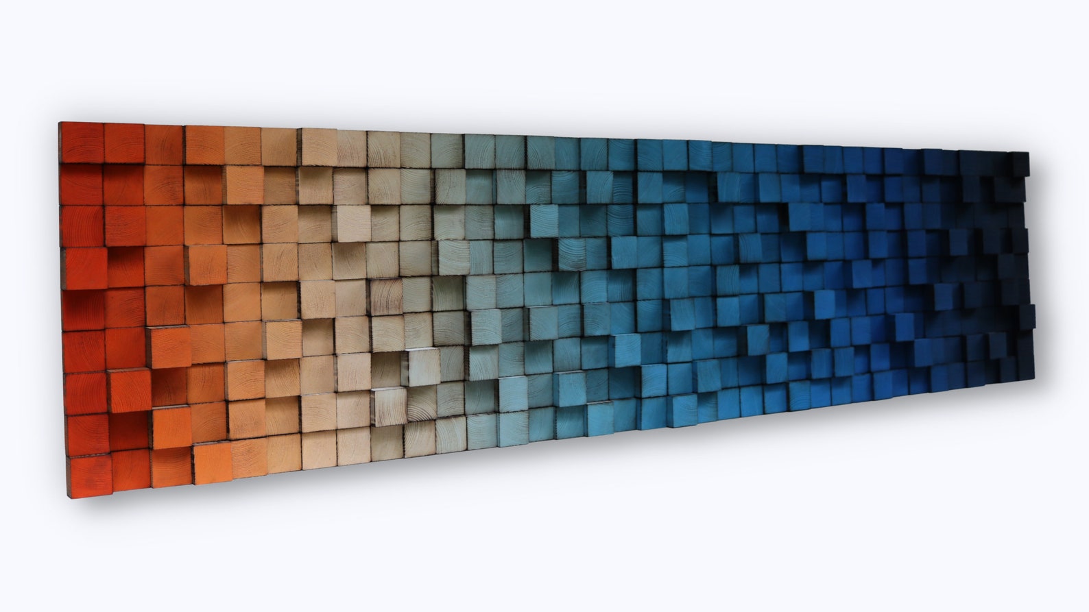 Wood Wall Art Wood Sound Diffuser Reclaimed Wood Art - Etsy