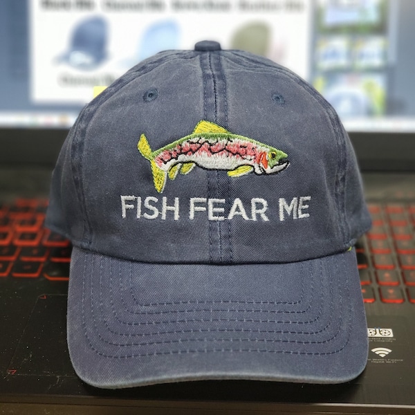 Fish Fear Me Cap Hat - Etsy