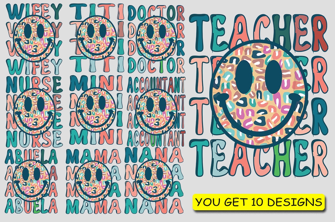 Retro Teacher Png Design Boho Teacher Tshirt Design Teacher Vintage ...