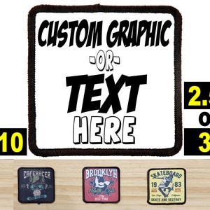 10 Custom Patches , Custom Patch, Full Color Patches, Personalized ...