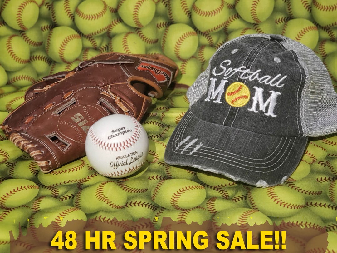 Softball Mom Hat Softball Hat Softball Mom Cap Softball Cap trucker Hat ...