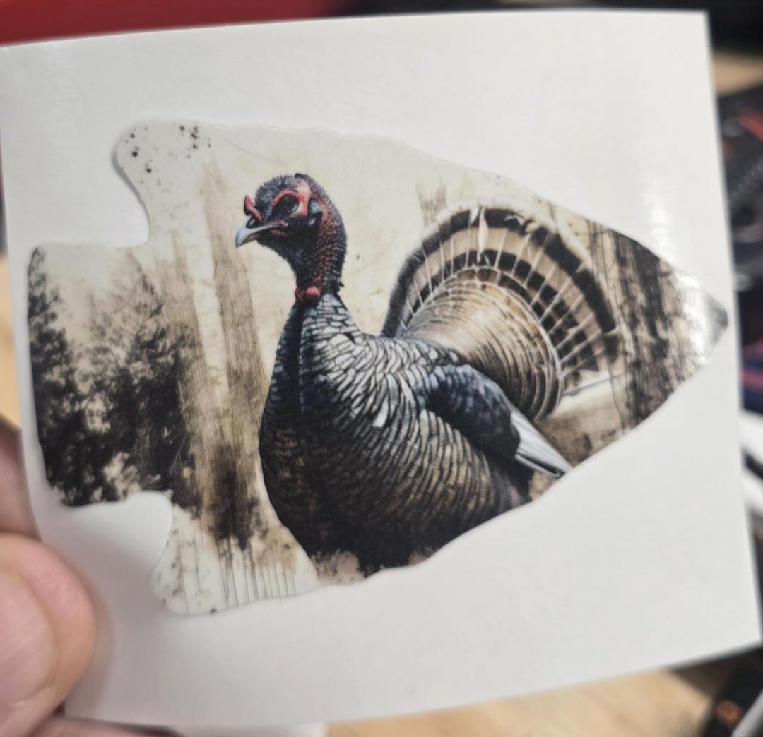Turkey Hunting Sticker – Arrowhead Wild Turkey Decal for Hunters ...
