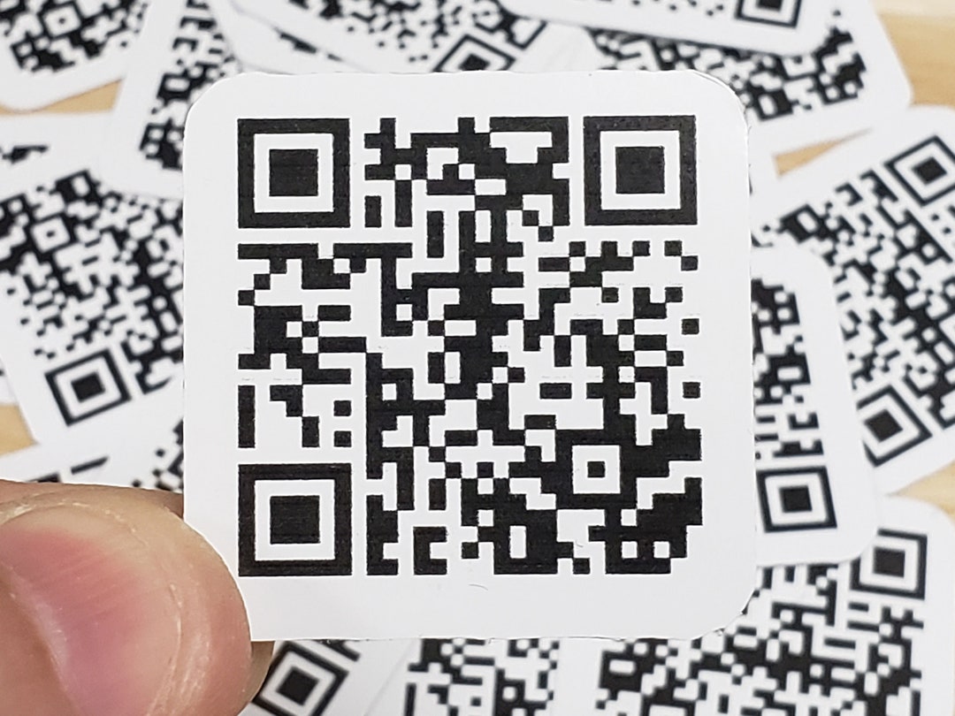 Rick Roll QR Code Sticker, Hydro Flask Sticker, Phone Stickers, Water ...