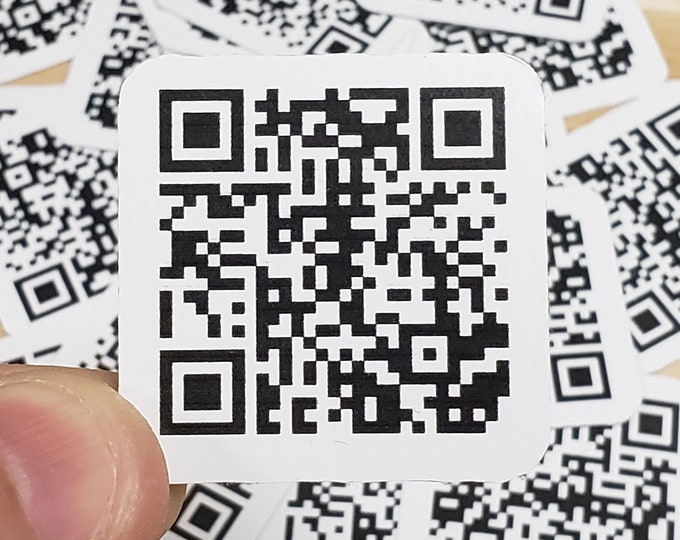 Rick Roll QR Code Sticker, Hydro Flask Sticker, Phone Stickers, Water ...